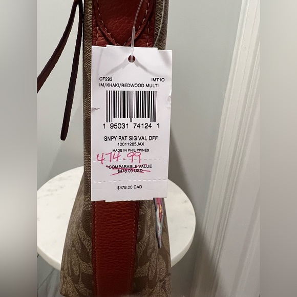 Coach | Bags | New Coach X Peanuts Val Duffle In Signature Canvas With ...